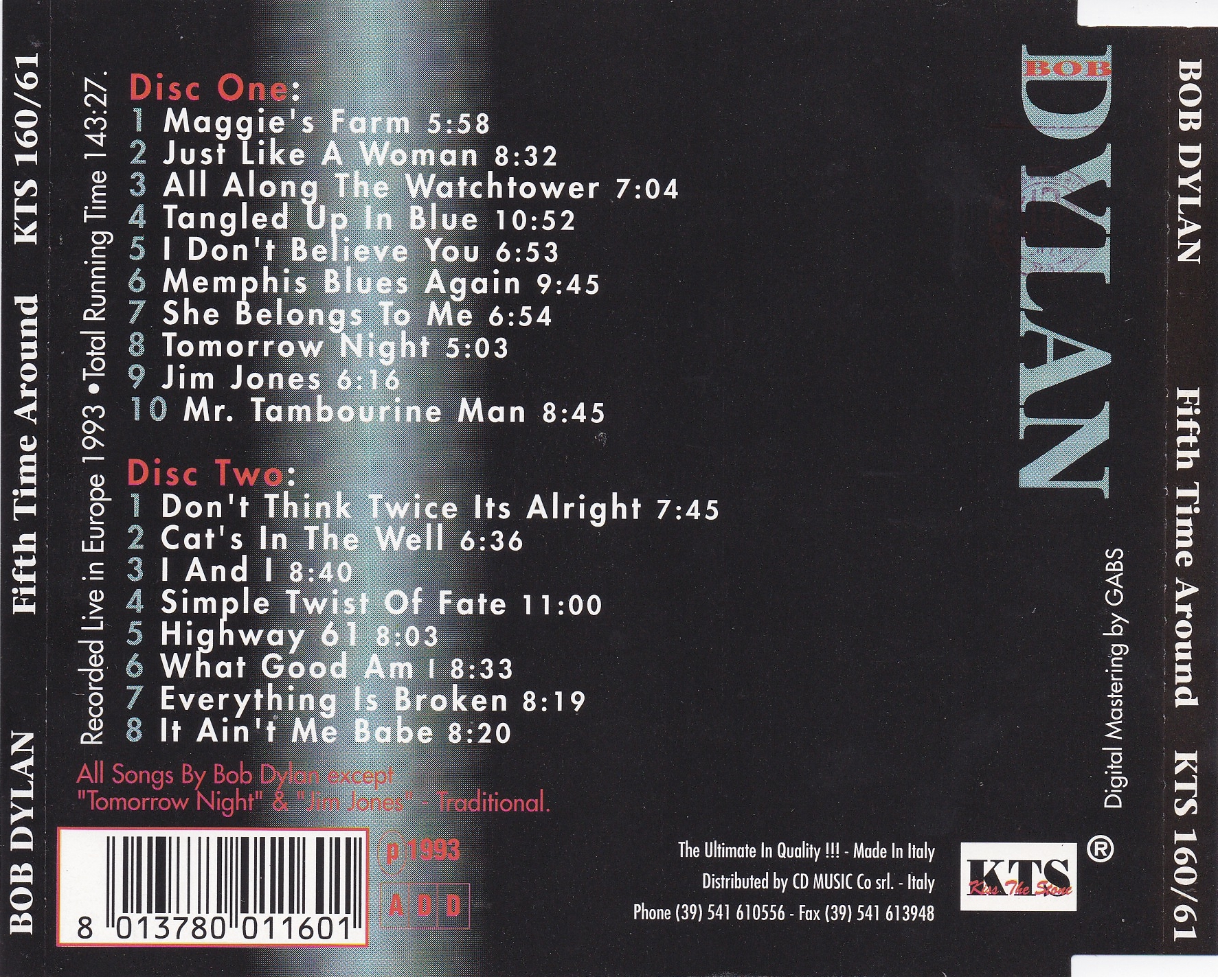 Bootleg CD artwork "F"